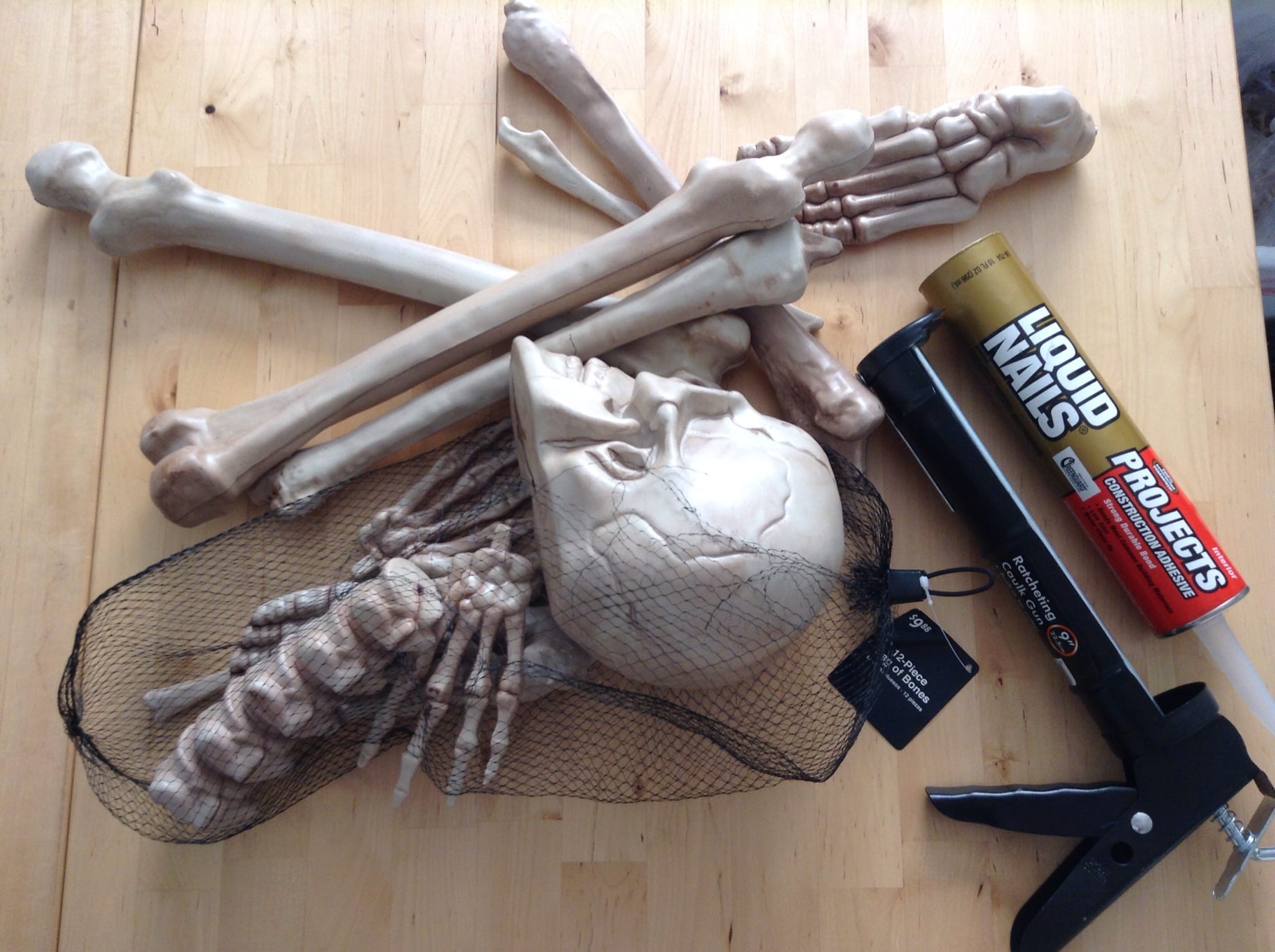 DIY Bone Wreath Halloween Decor - Modern Day Moms