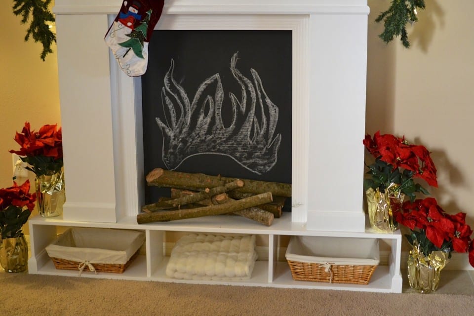 DIY Crafts: Faux Fireplace Mantel - Modern Day Moms