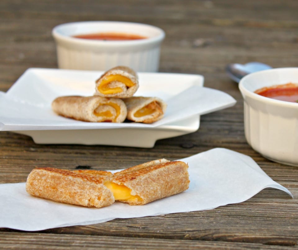 Quick & Easy Grilled Cheese Rolls - Modern Day Moms