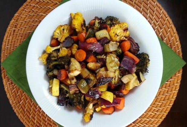 Roasted Vegetables with Balsamic Reduction - Modern Day Moms