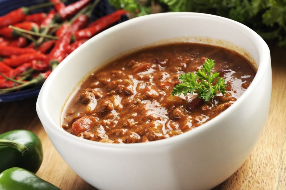 Brandy Beef Chili with White Beans - Modern Day Moms