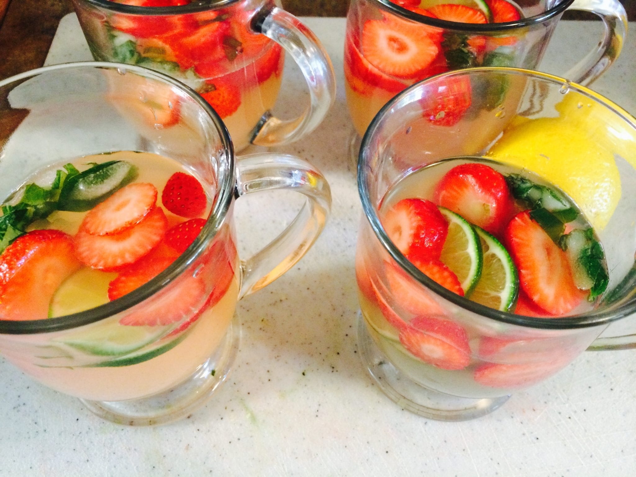 Strawberry Lime Basil Lemonade - Modern Day Moms