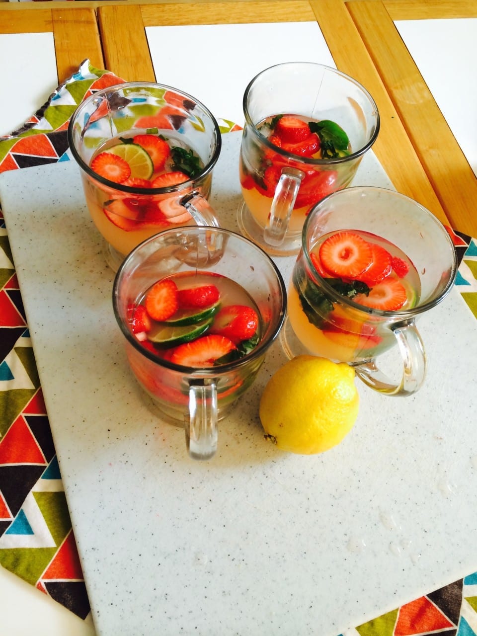 Strawberry Lime Basil Lemonade - Modern Day Moms