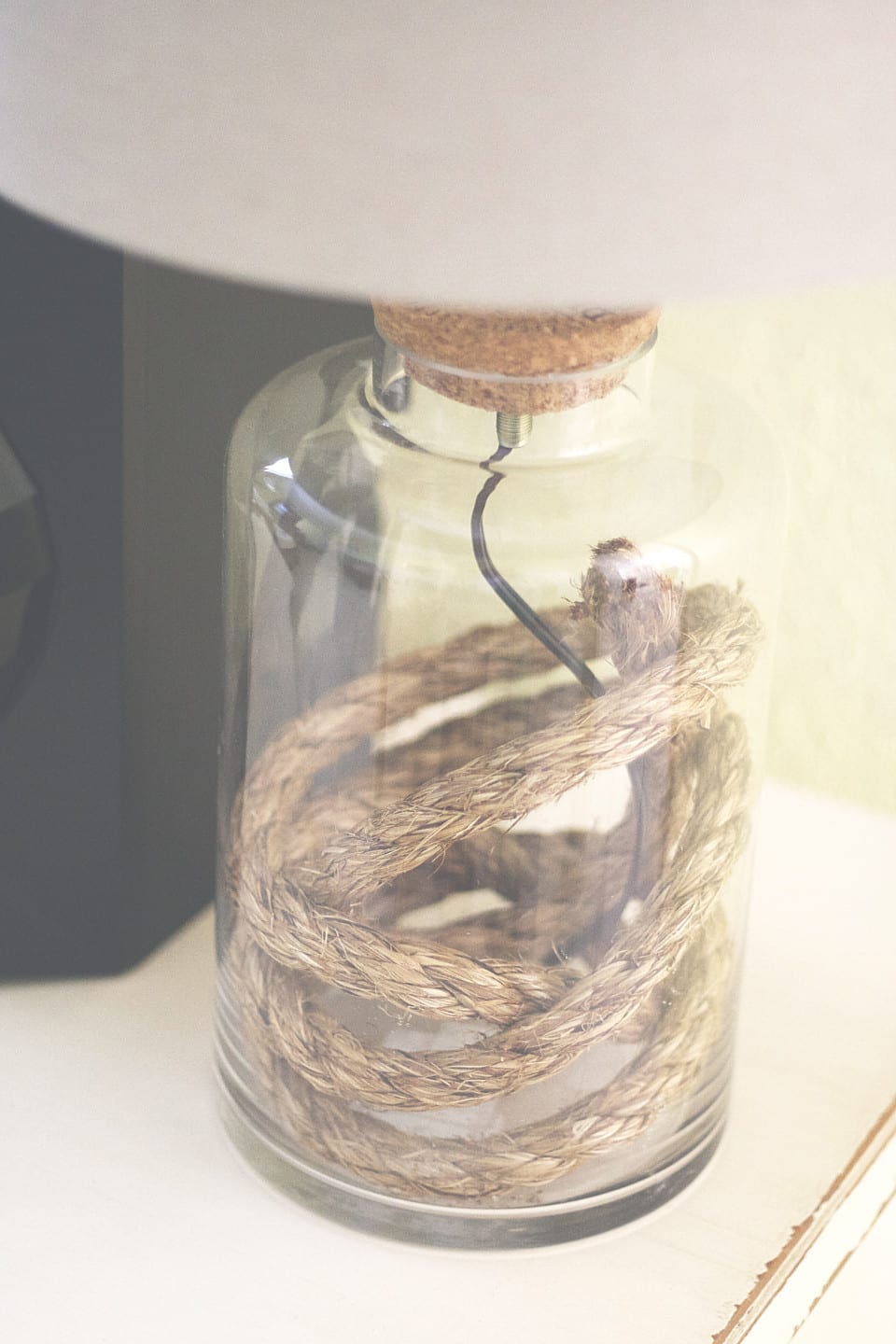 DIY Glass Filler Lamp - Modern Day Moms