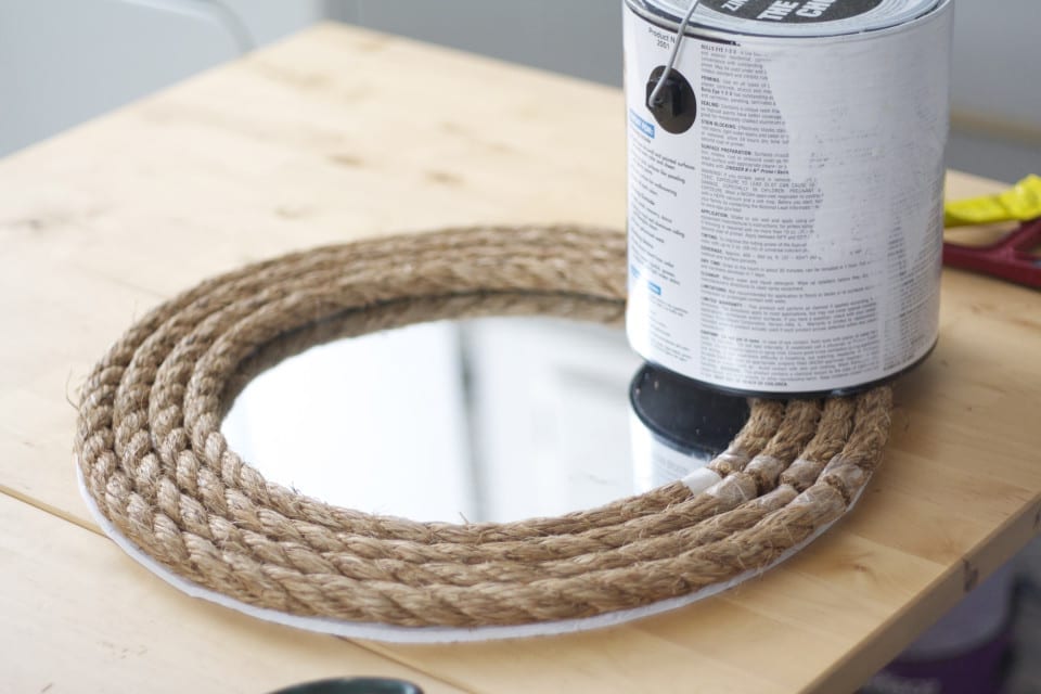 DIY Rope Mirror - Modern Day Moms