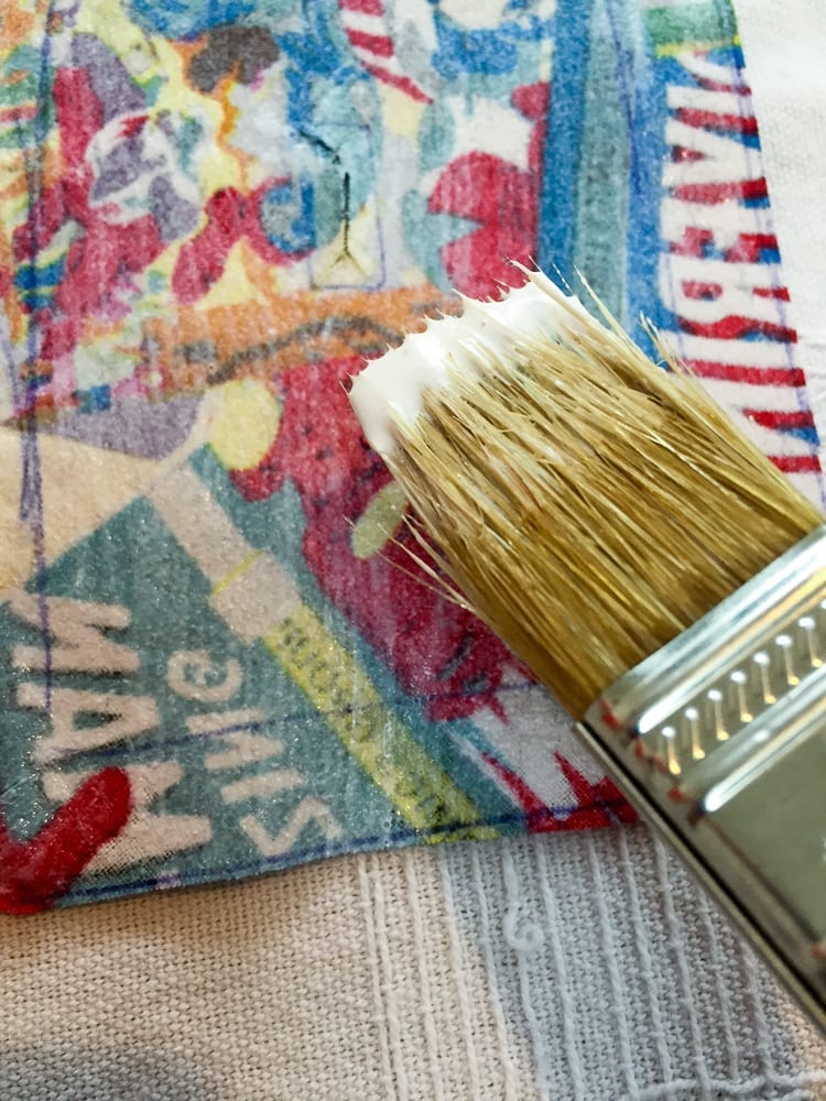 DIY Fabric Covered Light Plate And Letter - Modern Day Moms