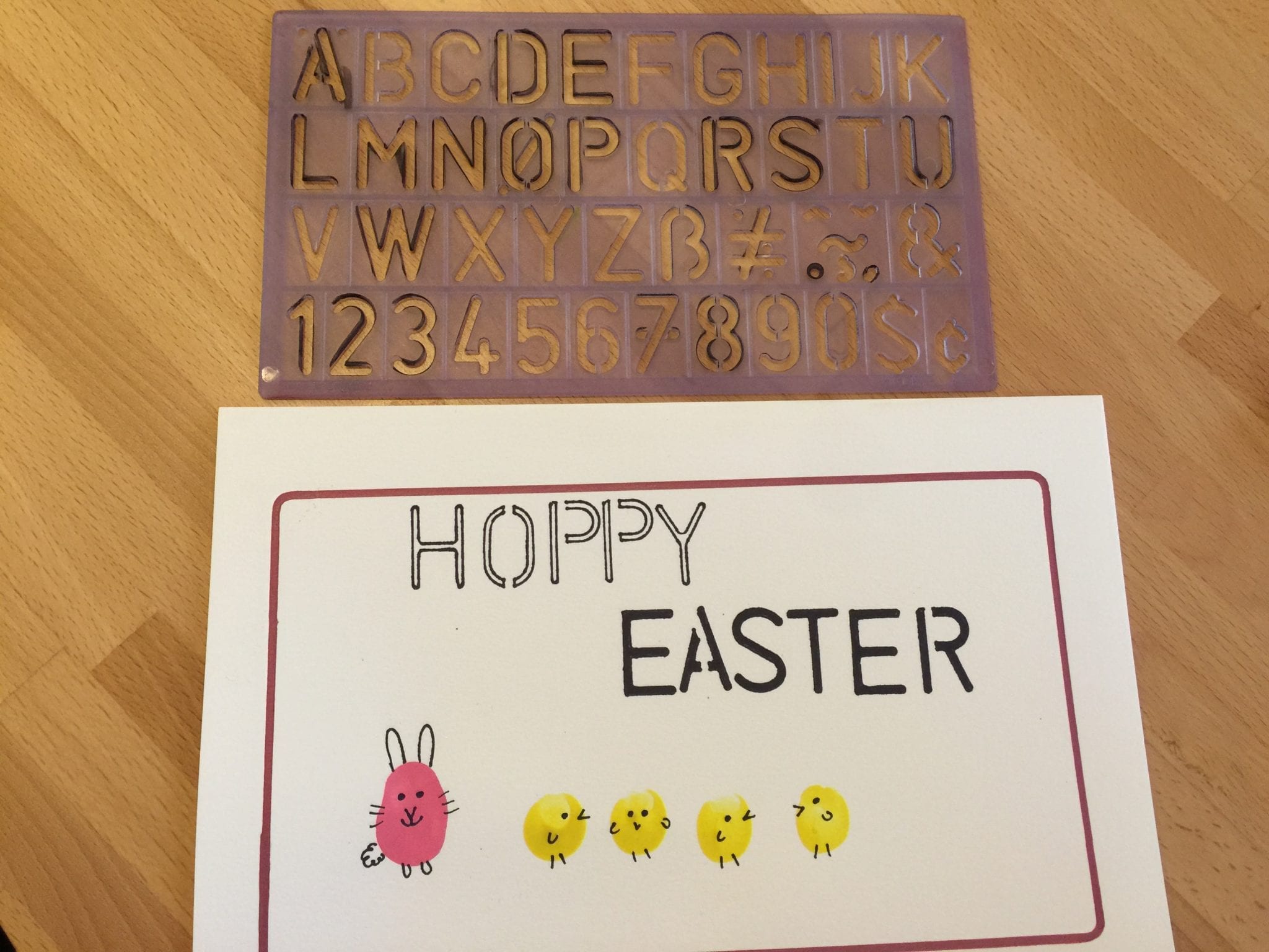 Handmade Easter Fingerprint Cards - Modern Day Moms